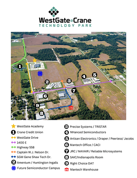 Tech Park Map | WestGate Academy